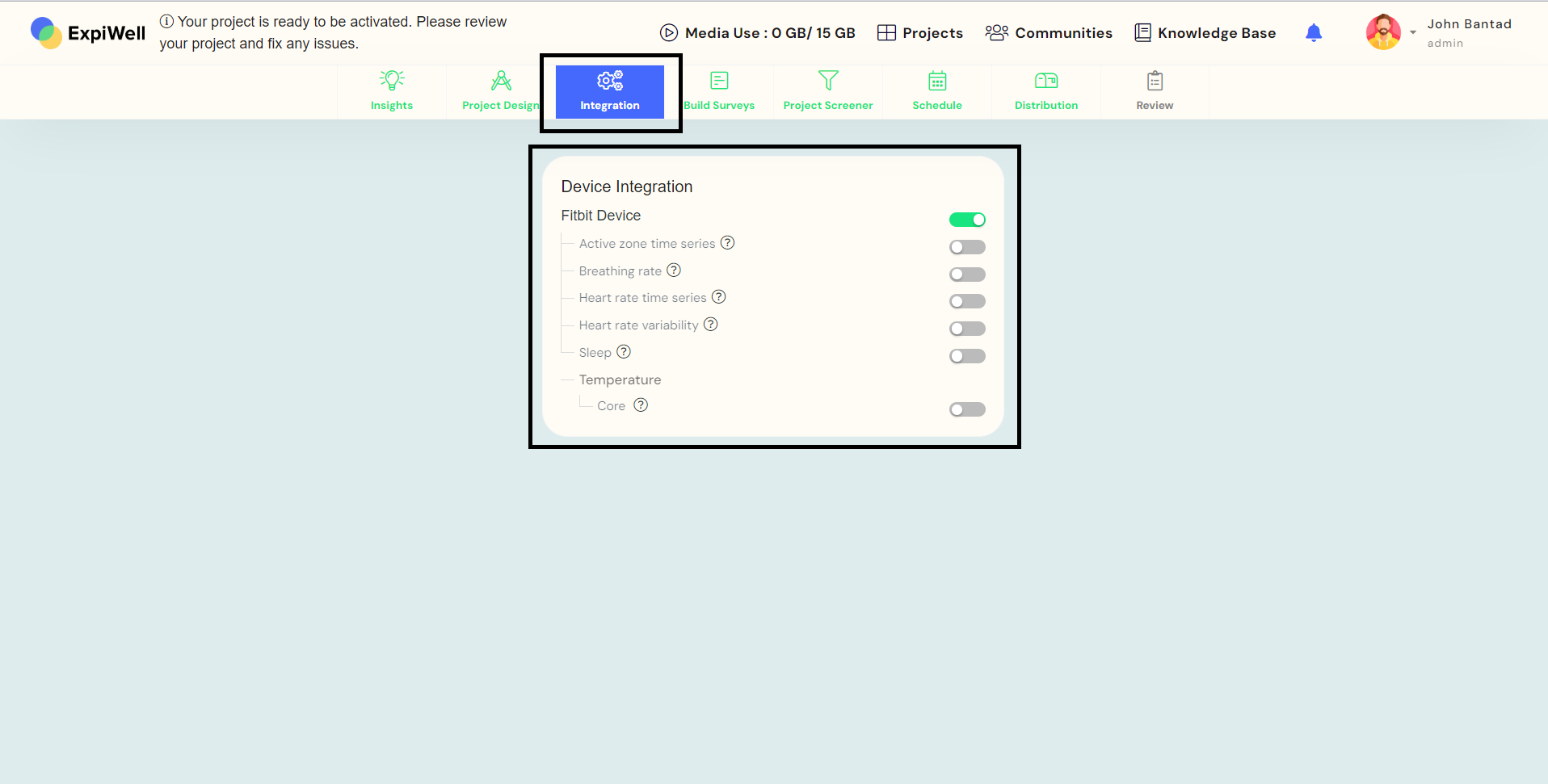 Wearable integration