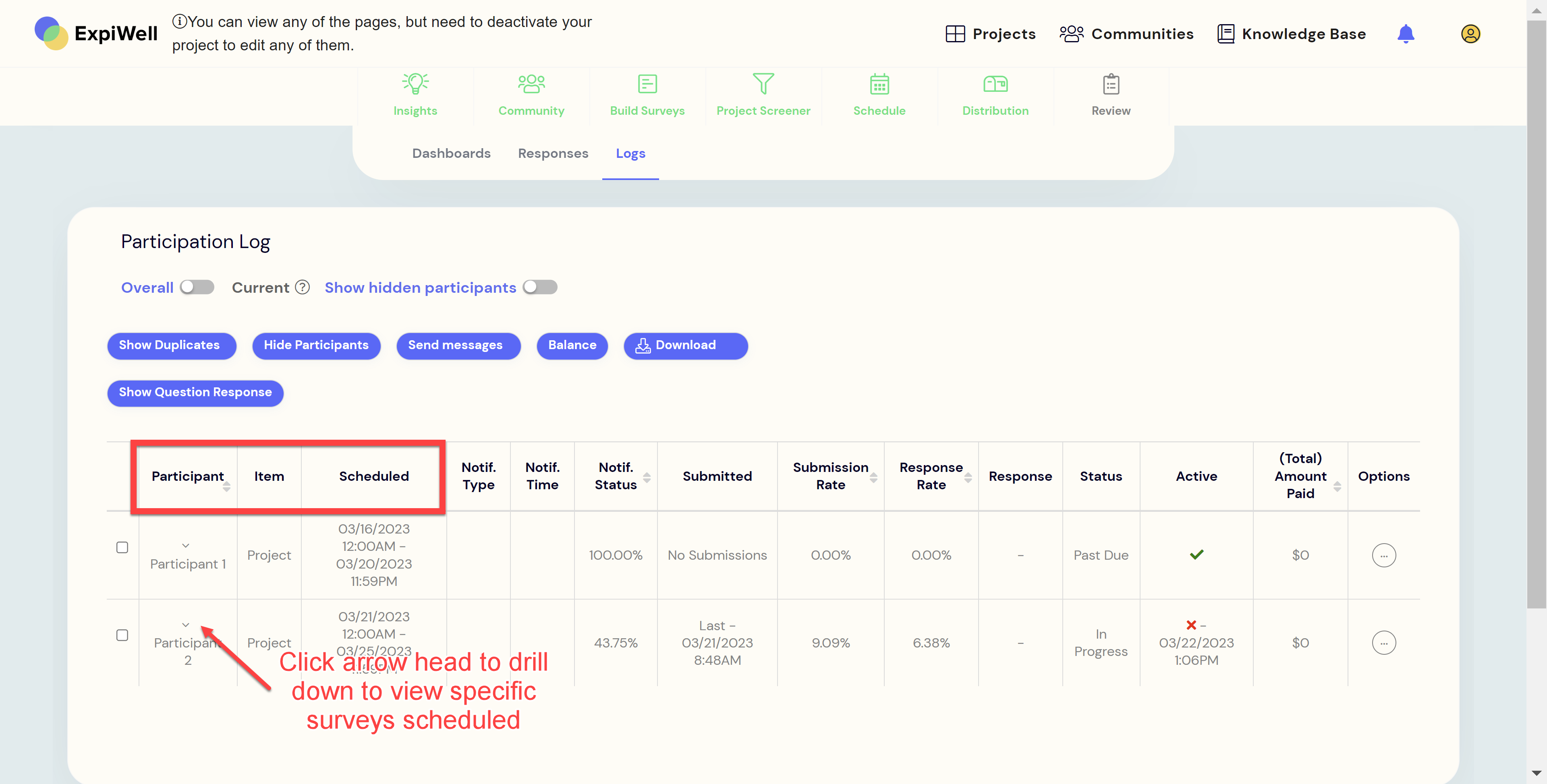 Logs Section: Unveiling Insights for ESM
